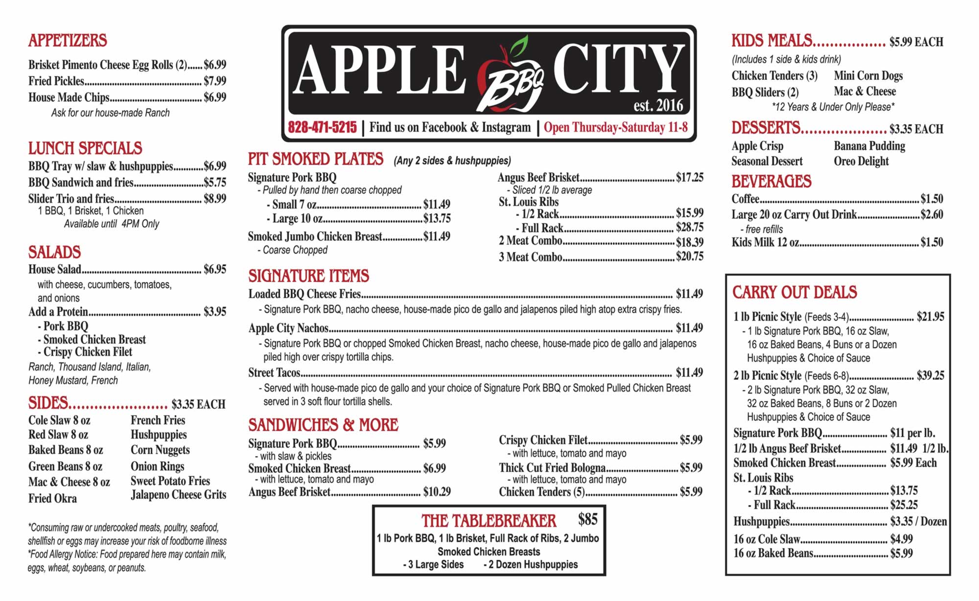 Apple City BBQ | Restaurant and Full Service Catering